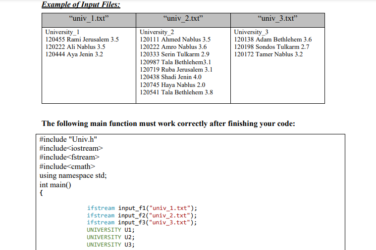 Solved In this assignment, you will implement a class for a | Chegg.com