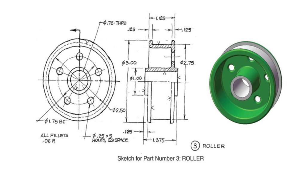 Solved Roller Guide Assembly 4 1: Roller Guide Assembly 2: | Chegg.com