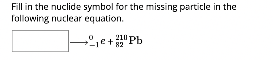 Solved When the nuclide bismuth-210 undergoes beta decay: | Chegg.com