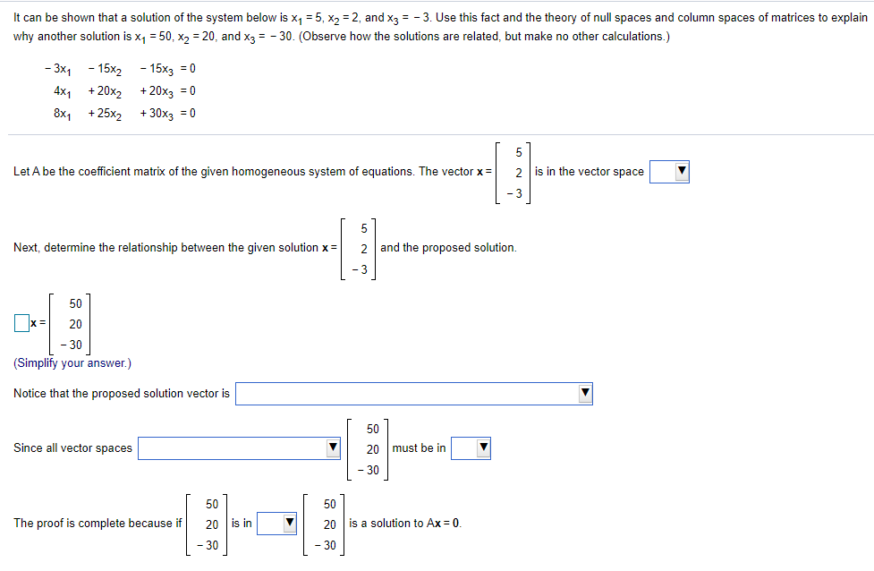 It can be shown that a solution of the system below | Chegg.com