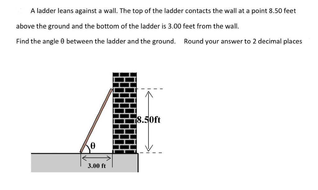 Solved A ladder leans against a wall. The top of the ladder | Chegg.com