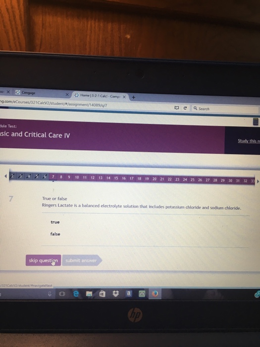 Solved ☆ Home 13 2-1 Cald-Compex gc Search ule Test: sic and | Chegg.com