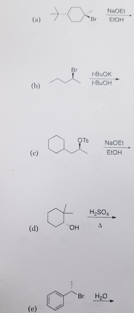 Solved Draw all possible organic products for each of the | Chegg.com