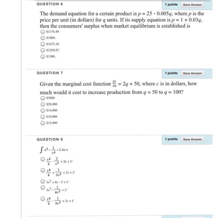 Solved The demand equation for a certain product is p = 25 - | Chegg.com