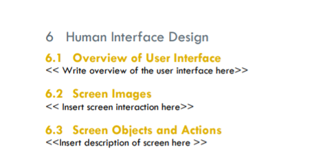 6 Human Interface Design 6.1 Overview of User | Chegg.com