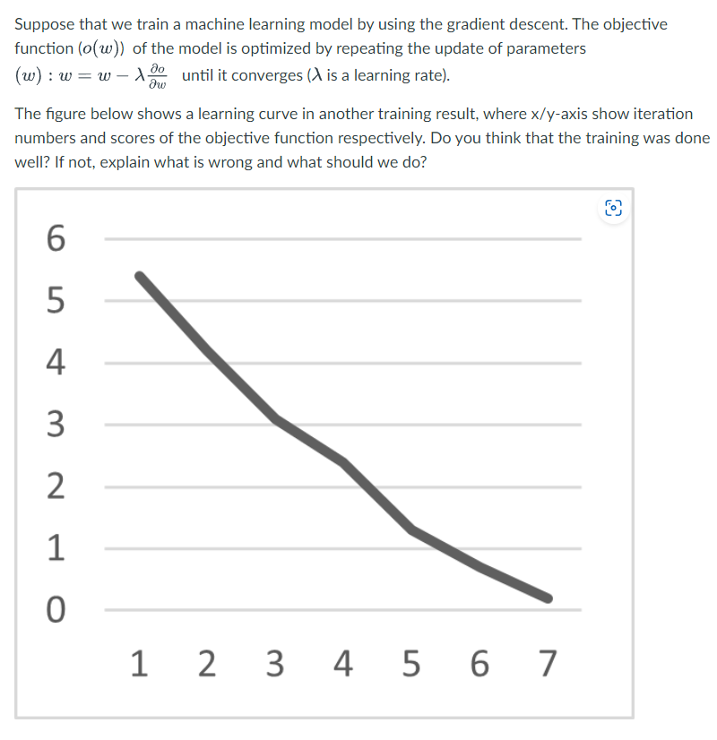 Solved Suppose that we train a machine learning model by | Chegg.com