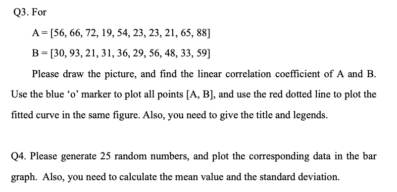 Solved please use Matlab to write down your codes/scripts | Chegg.com