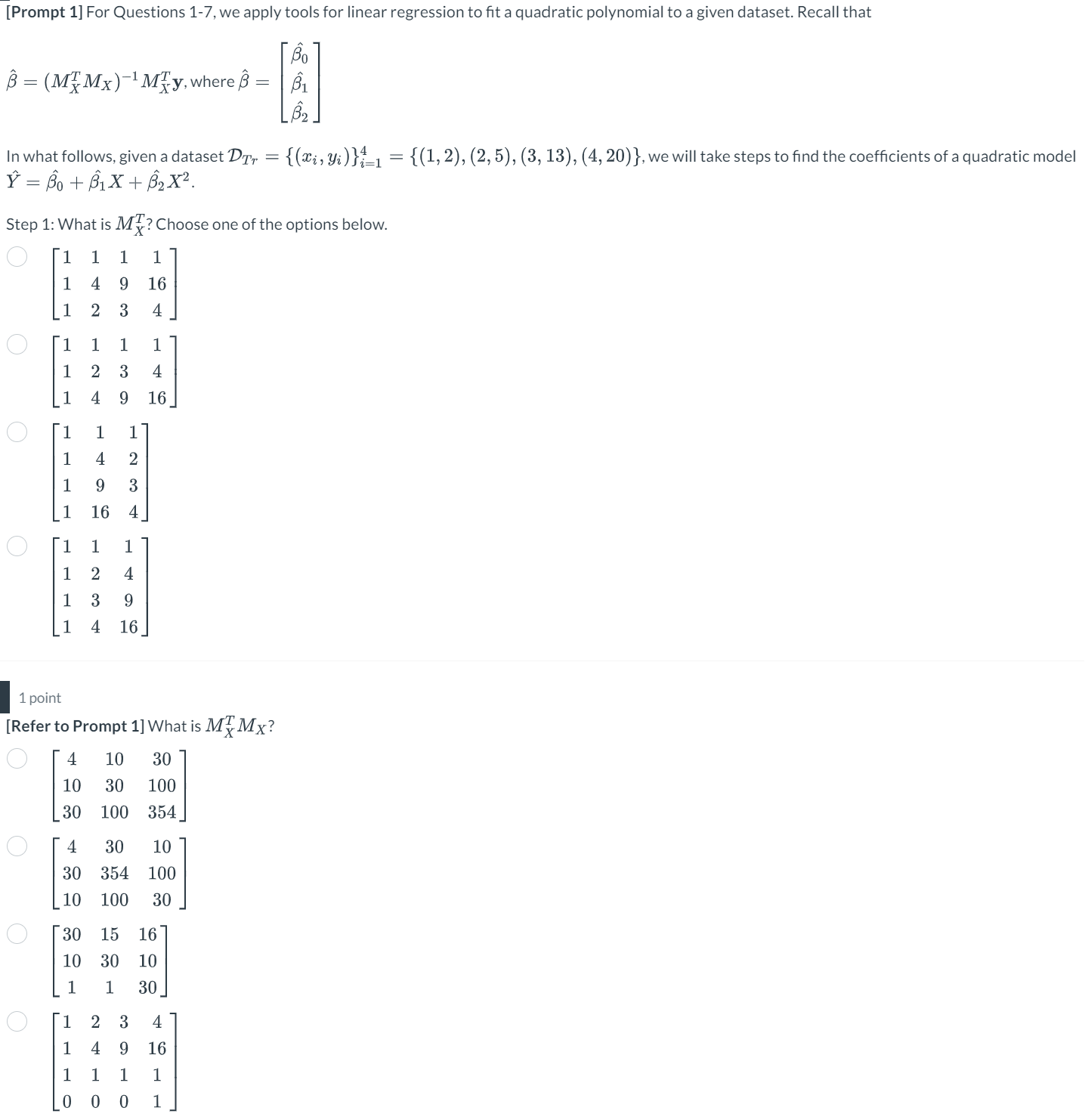 Solved [prompt 1] ﻿for Questions 1 7 ﻿we Apply Tools For