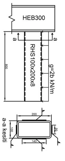 Solved Welded Connections RHS100x200x8 beam is welded to | Chegg.com