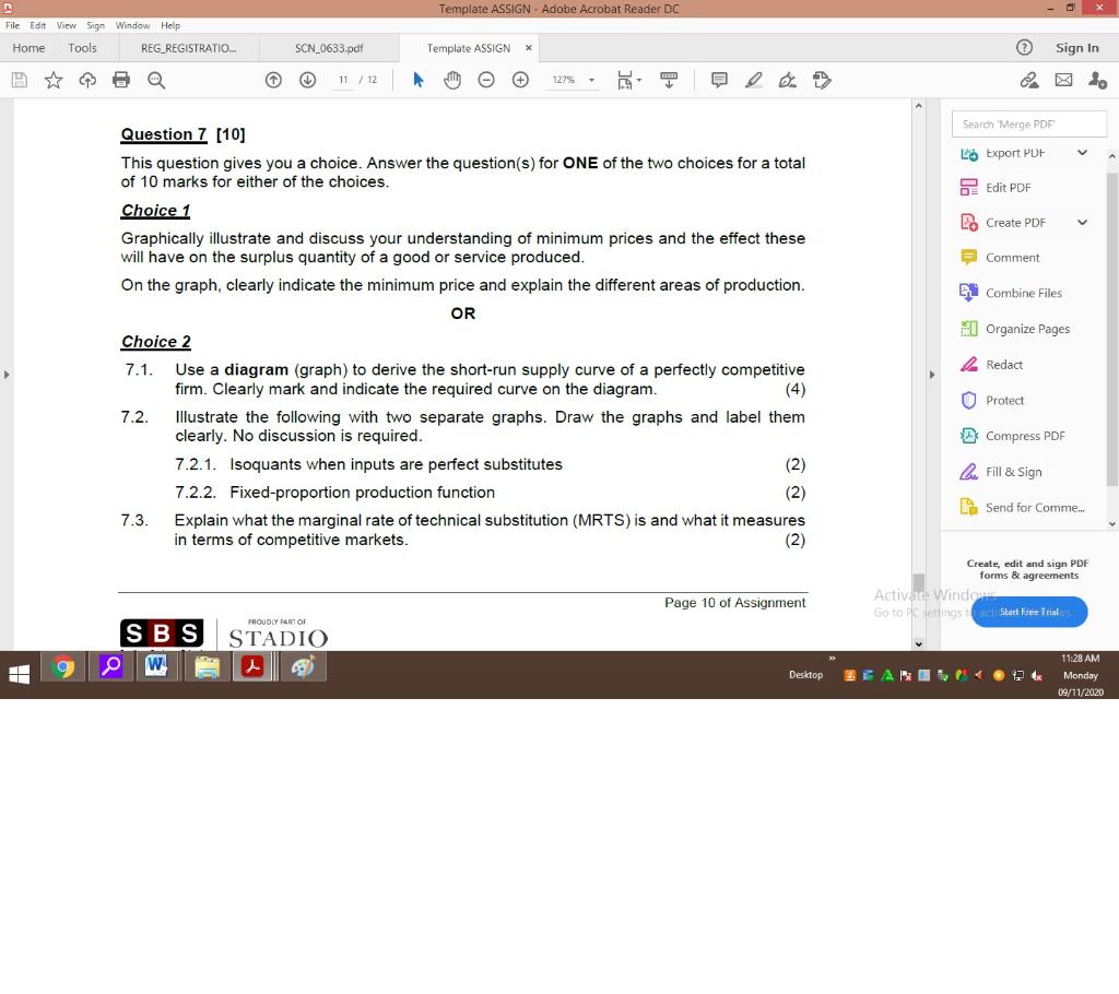 Solved Template ASSIGN- Adobe Acrobat Reader DC File Edit | Chegg.com