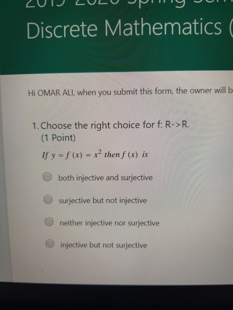 Solved LUJ LULU JVWY JUN Discrete Mathematics Hi OMAR ALI, | Chegg.com
