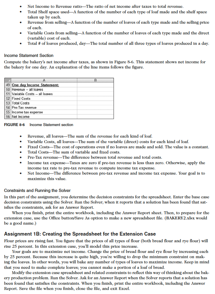 Use the following Excel sheet as the skeleton for the | Chegg.com
