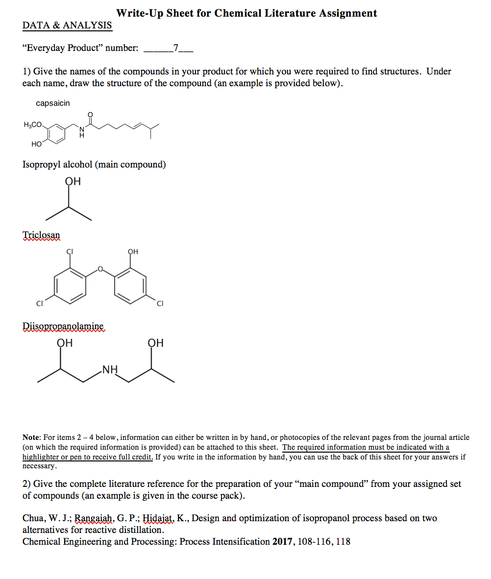 3) Show the synthetic scheme used to prepare your | Chegg.com