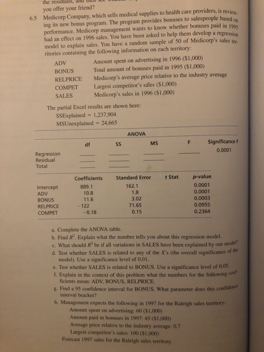 Solved 6 5 A H Textbook Is Practical Econometrics Data