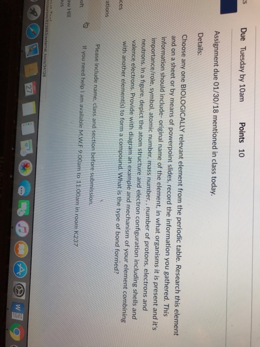 Solved s Due Tuesday by 10am Points 10 Assignment due | Chegg.com