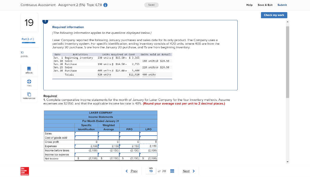 Solved Continuous Assessment - Assignment 2 (599)- Topic | Chegg.com