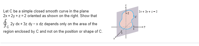 Solved Let C be a simple closed smooth curve in the plane | Chegg.com