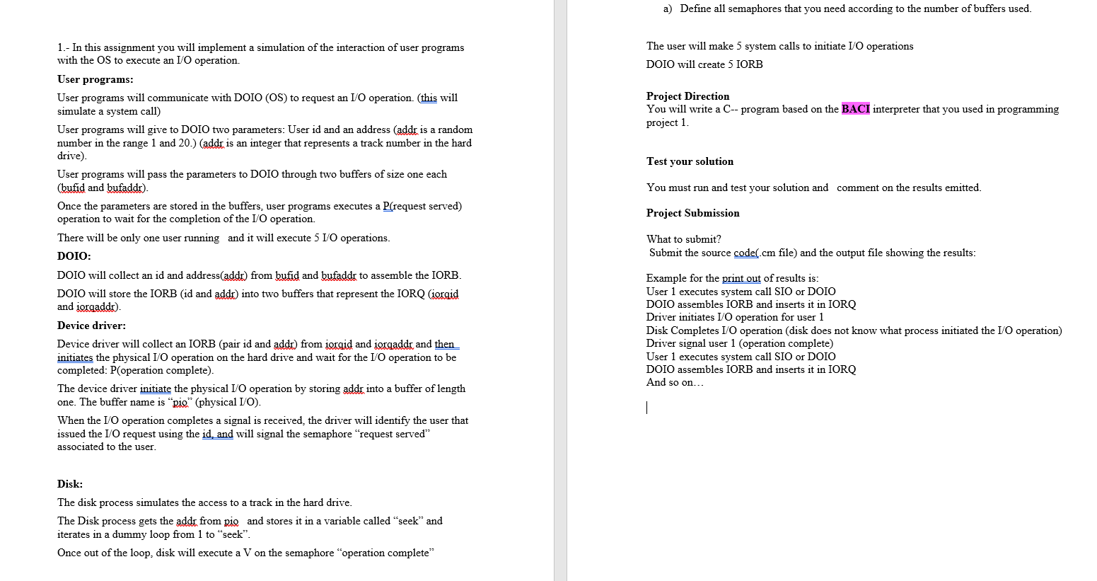 Solved For this, I don't actually need to write the code. | Chegg.com