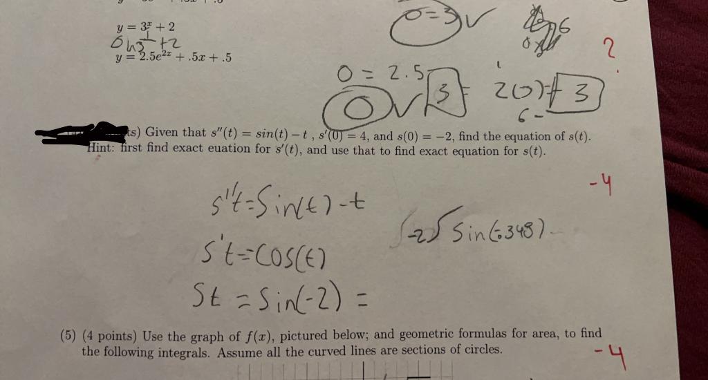 Solved From my last quiz wondering if you can help me figure | Chegg.com