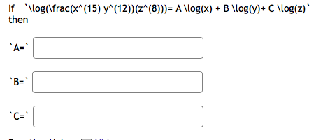 Solved Rewrite the expression \ln 5 + 5 \ln x + 6 \ln | Chegg.com