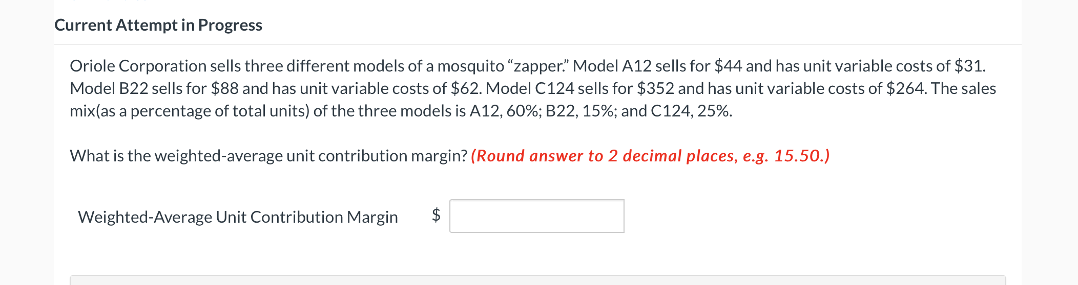 Solved Current Attempt in Progress Oriole Corporation sells | Chegg.com