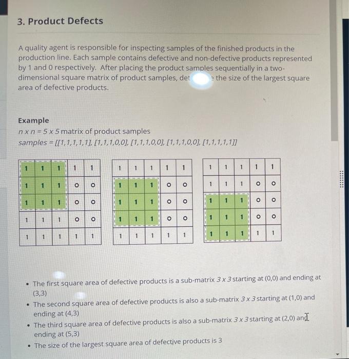 Defective Products Examples