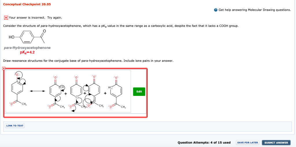 Solved Consider the structure of para-hydroxyacetophenone, | Chegg.com