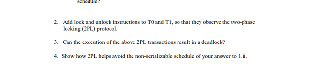 Solved Question C. Transactions and Concurrency Control 135 | Chegg.com