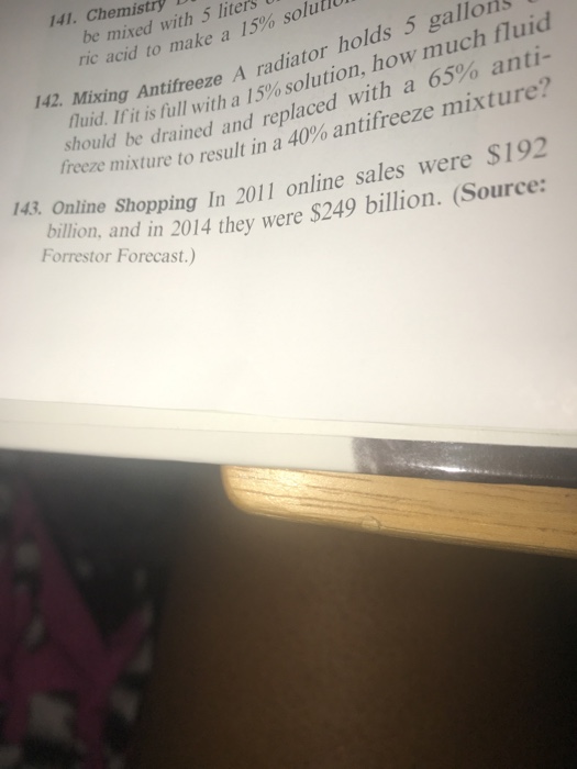 Solved 143 I understand you do the y2-y1 over x2-x1 but and | Chegg.com
