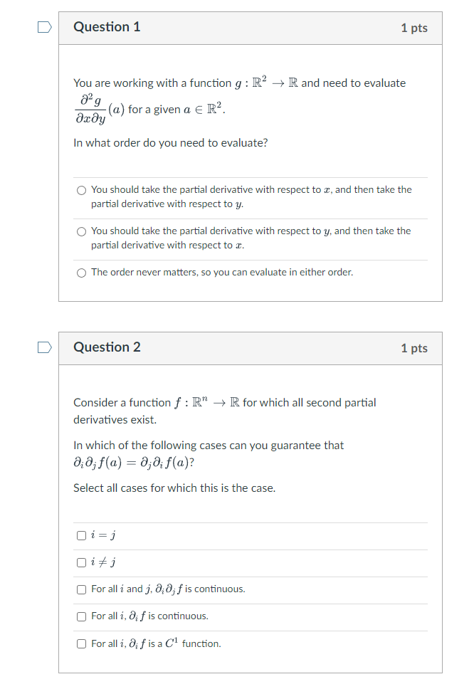Solved You are working with a function g:R2→R and need to | Chegg.com