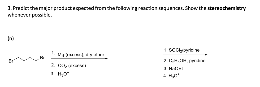 Solved Predict the major product expected from the following | Chegg.com