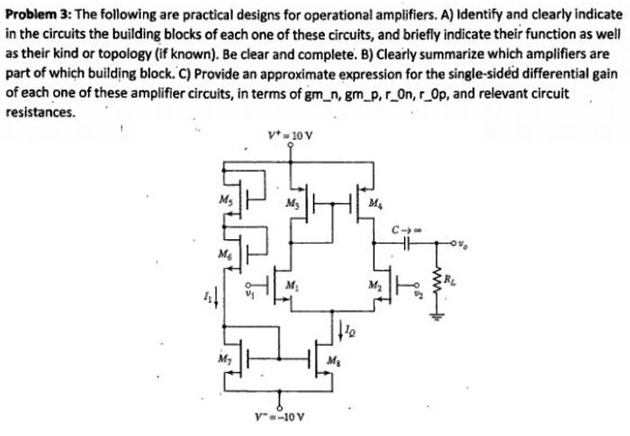 Solved Problem 3: The following are practical designs for | Chegg.com