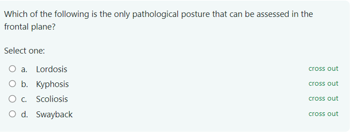 Solved Which of the following is the only pathological | Chegg.com