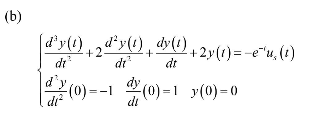 Solved solve the following differential equations by means | Chegg.com