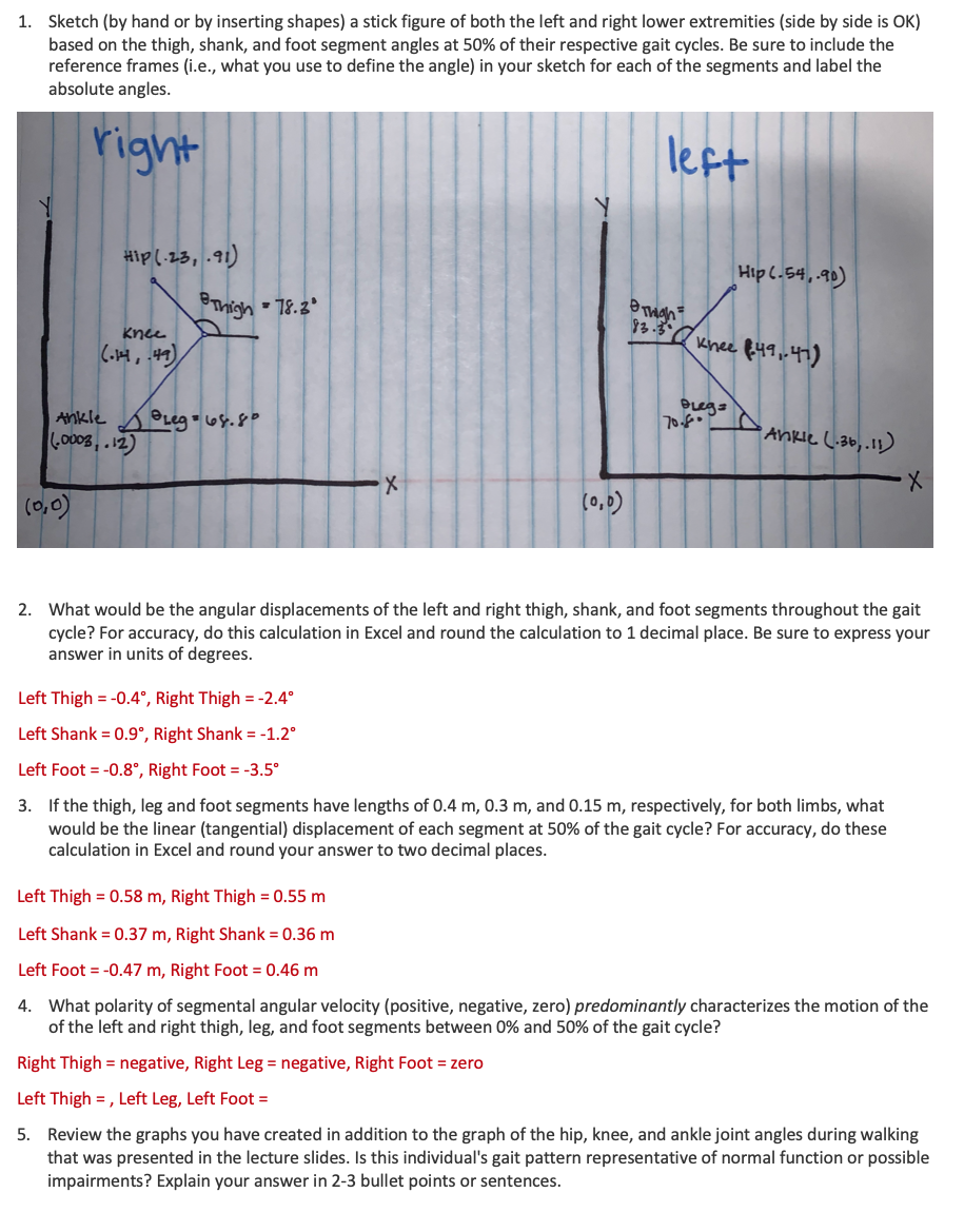 BIOMECHANICS: Can I get help on question 4 & 5... and | Chegg.com