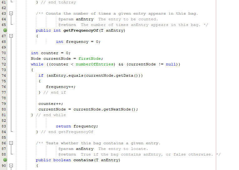 Solved Add the following methods to BagInterface and | Chegg.com