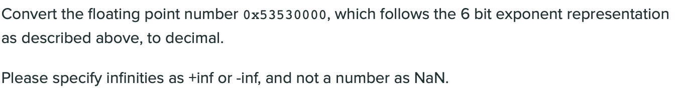 Solved For the following questions, we will be referring to | Chegg.com