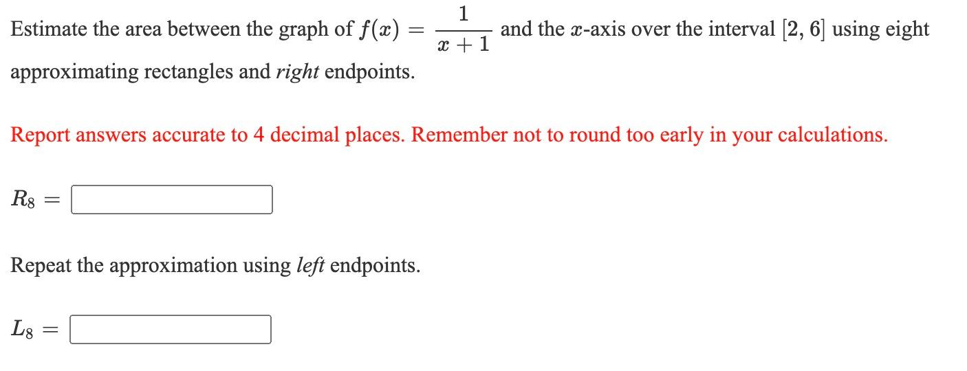 Solved Estimate the area between the graph of f(x)=x+11 and | Chegg.com