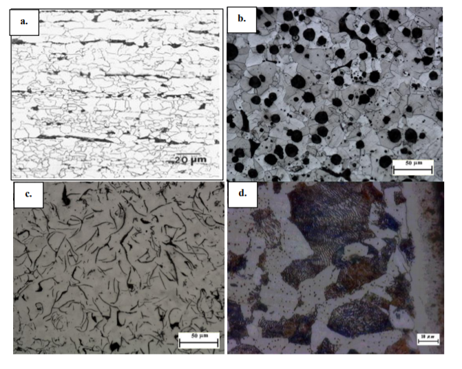 Solved Below are shown optical microscope images of four | Chegg.com