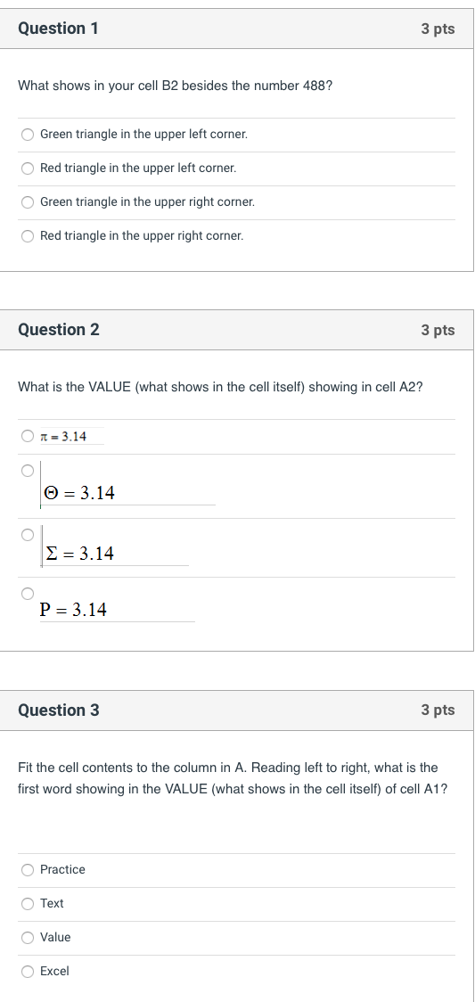 Solved 5. Highlight the word(s) to be formatted (for your | Chegg.com