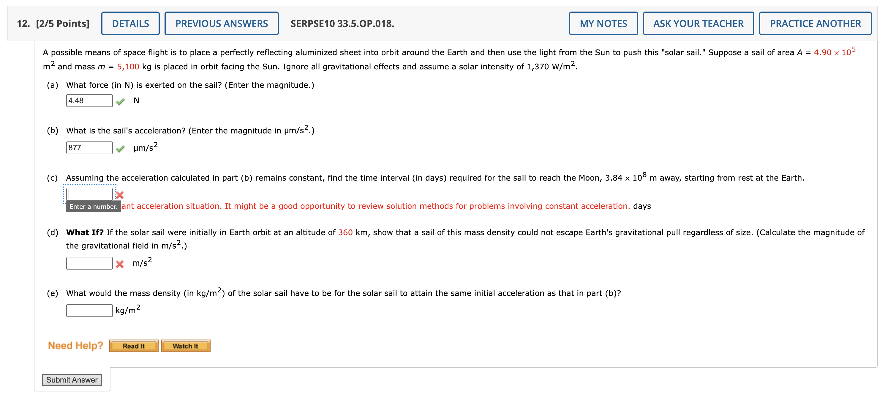 Solved m2 and mass m=5,100 kg is placed in orbit facing the | Chegg.com