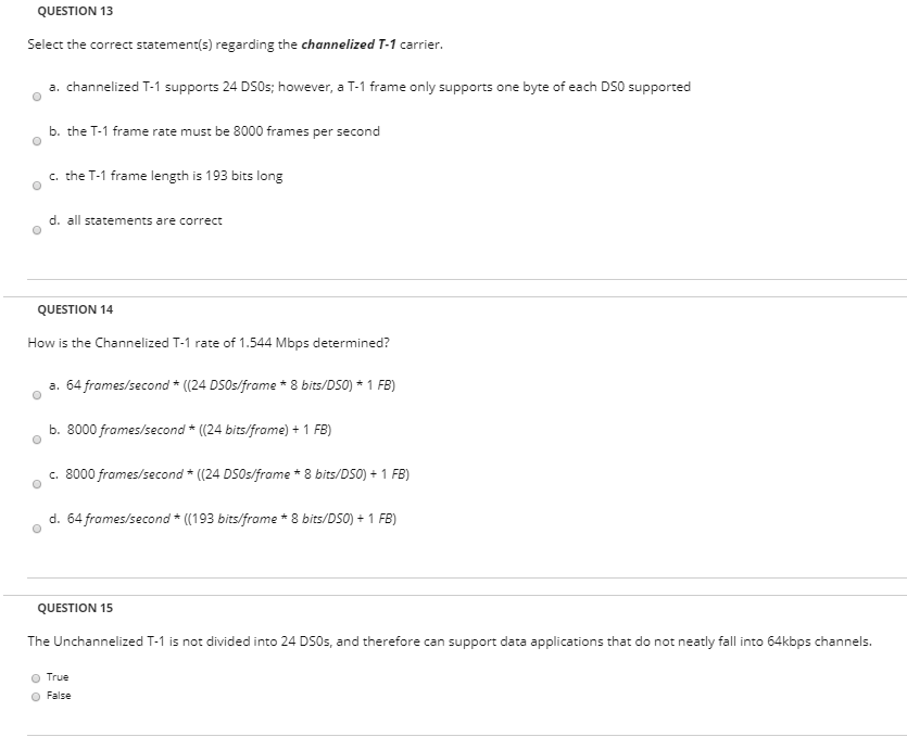 Solved QUESTION 13 Select the correct statement(s) regarding | Chegg.com