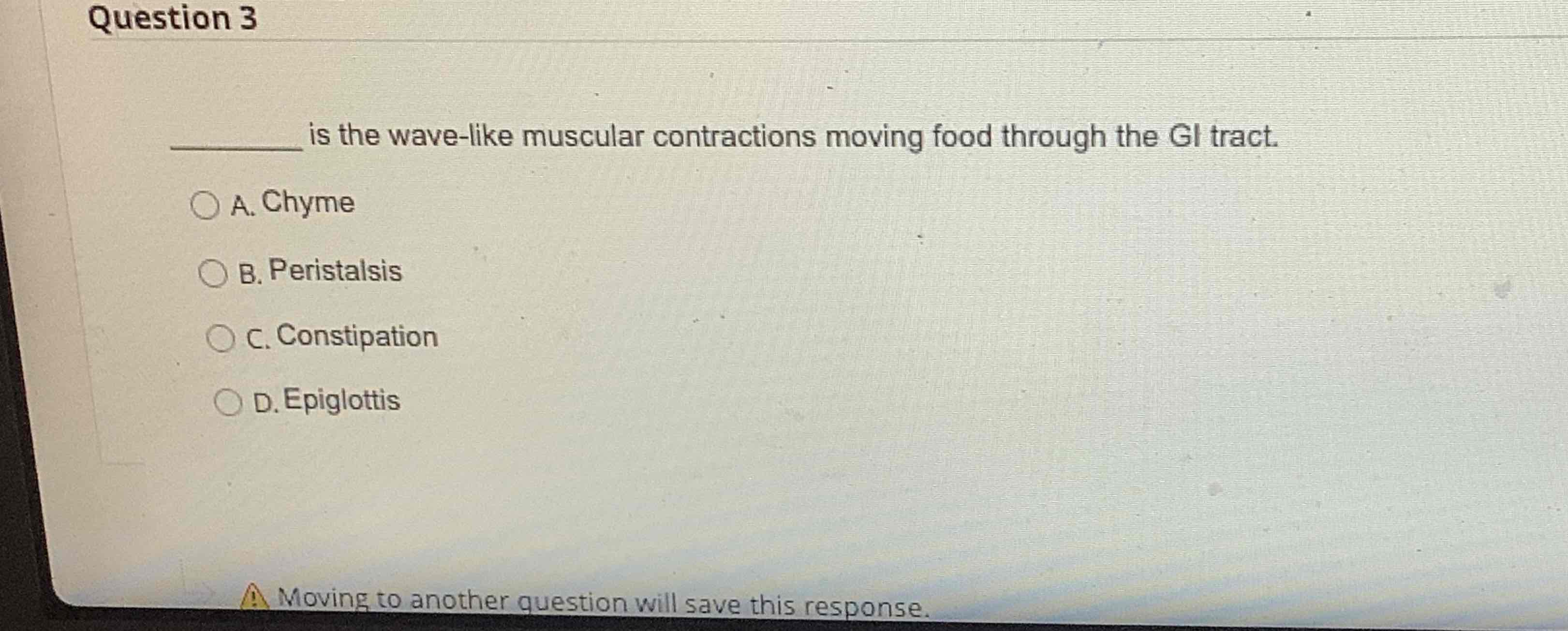 Solved Question 3is the wave-like muscular contractions | Chegg.com