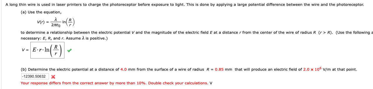 Solved A Long Thin Wire Is Used In Laser Printers To Charge Chegg solved-a-long-thin-wire-is-used-in-laser-printers-to-charge-chegg