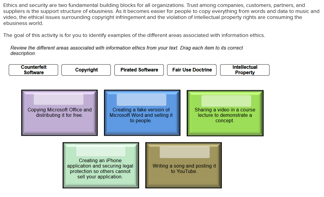 Solved Ethics and security are two fundamental building | Chegg.com