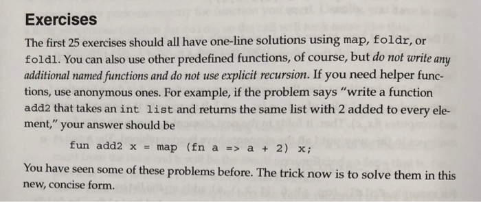 Solved Exercises The first 25 exercises should all have | Chegg.com
