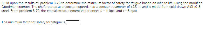 Solved Build Upon The Results Of Problem 3 79 To Determine