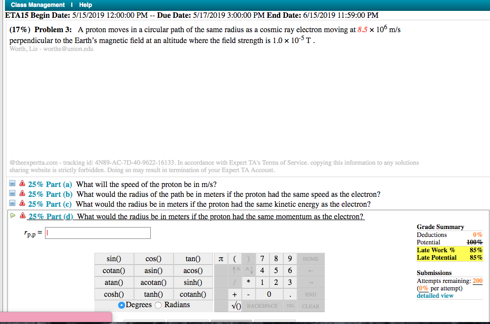 Solved Class Management Help ETA15 Begin Date: 5/15/2019 | Chegg.com