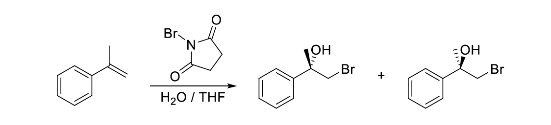 Solved The reaction of a-methylstyrene with NBS (shown | Chegg.com