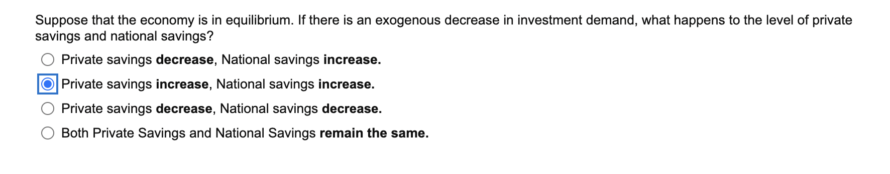 Solved Suppose that the economy is in equilibrium. If there | Chegg.com